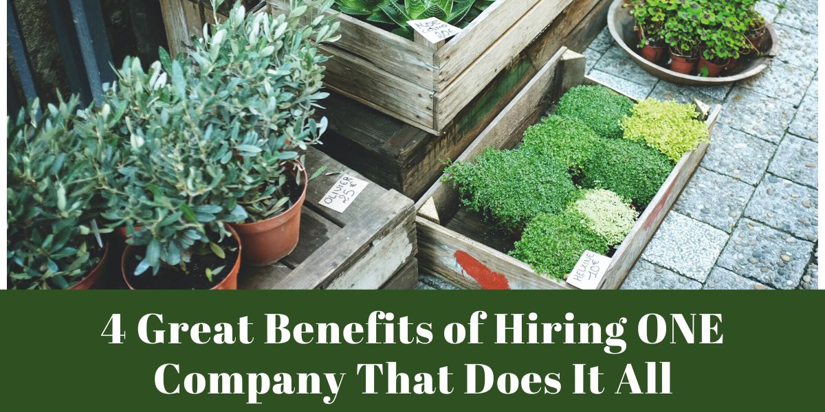 4 Great Benefits of Hiring ONE Company That Does It All